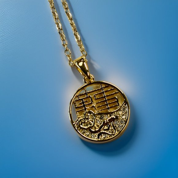 Fifth Ave | Jewelry | Gold And Zircon Relief May All Go Well With You ...